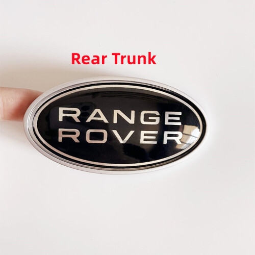 (Rear 1) 3D Aluminum Car Front Emblem Badge Decal For Land Range Rover ...