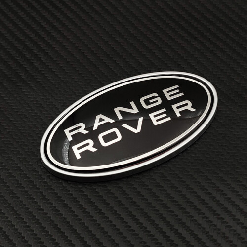 (Trunk Badge) 3D Metal Logo Range Rover Emblem Car Front Grill Badge ...