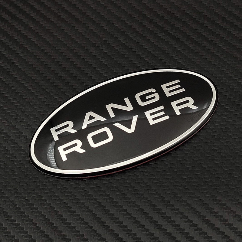 (Front Sticker) 3D Metal Logo Range Rover Emblem Car Front Grill Badge ...