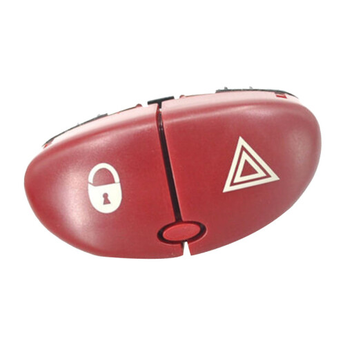 1 Pcs Red Hazard Warning Flasher car switch Dangerous Light Button for ...