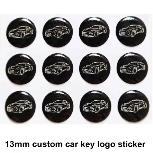 13mm custom car key logo sticker remote key badge emblem on OnBuy