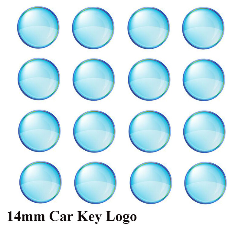 5Pcs/lot Chinese car brand car key logo sticker with 14mm Epoxy Resin ...