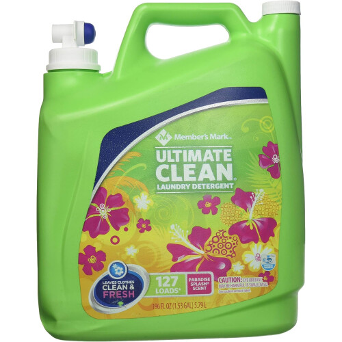 Member's Mark Ultimate Clean Liquid Laundry Detergent, Paradise Splash ...