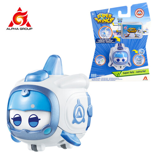 (Super Pet Astra) Super Wings Mini Super Pets Jett With lights Push ...