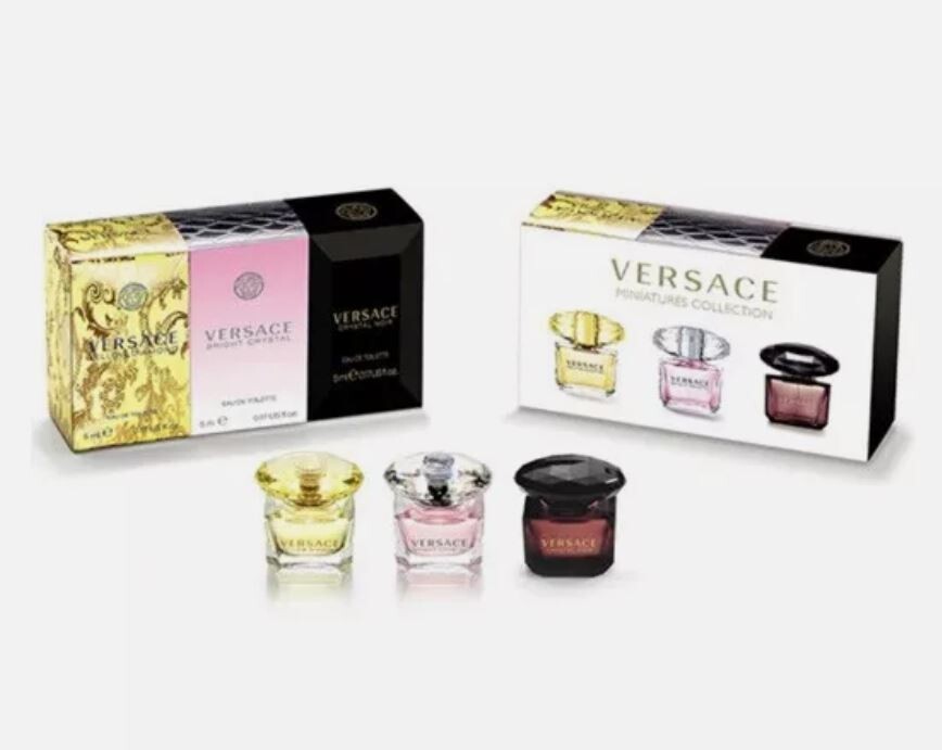 Versace Womens Miniature Trio Collection Perfume Gift Set 5ml on OnBuy