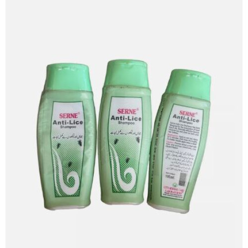3X Serne head lice killer shampoo - anti-lice 3 bottles of 100 ml each ...
