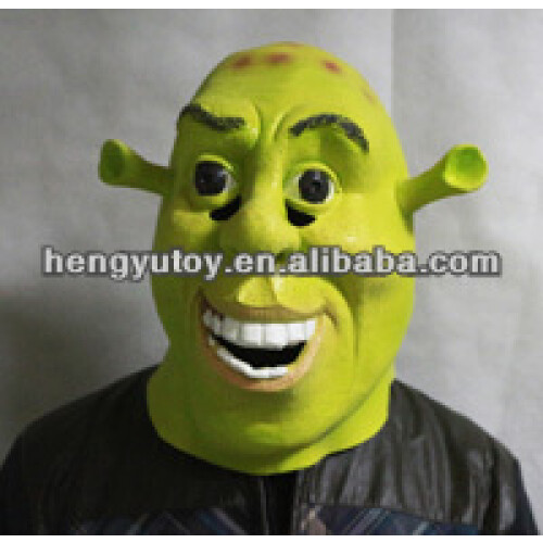 (Shrek Mask) Animal Latex Mask Goat Mask Realistic Female Man Mask ...