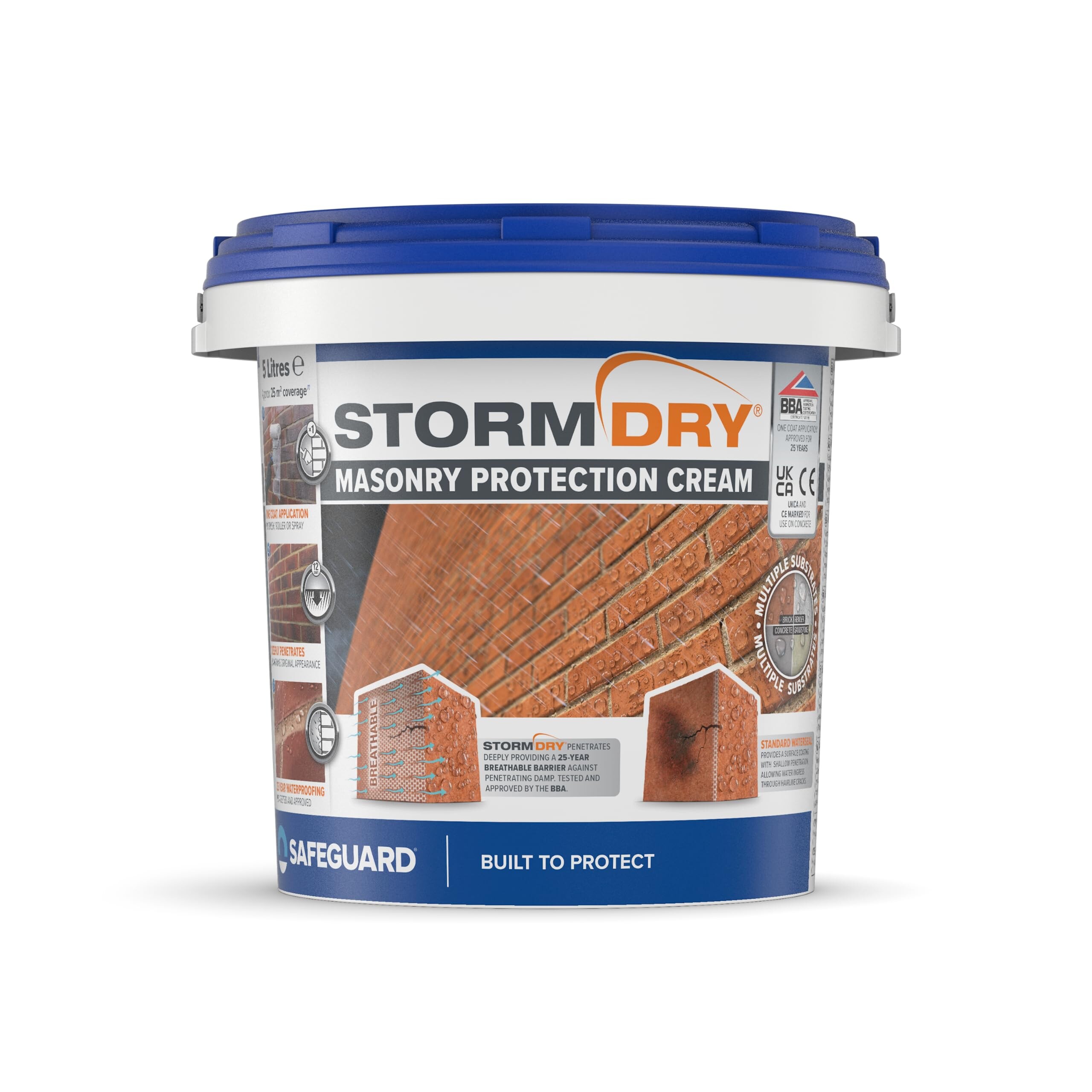 Stormdry Masonry Waterproofing Cream 25-Year BBA Approved Exterior ...