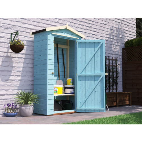 Dunster House Heavy Duty Wooden Garden Storage Shed Talia 1.5m x 0.5m ...