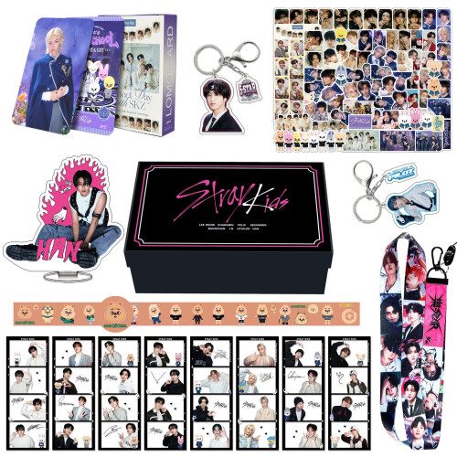 (HAN gift box) KPOP Stray Kids gift box FELIX Lee Min-ho and Hwang Hyun ...