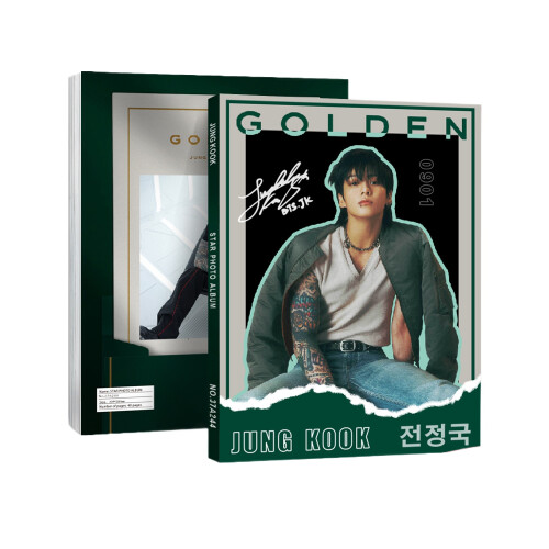 (37a244-jk, 209 * 284mm) Kpop BTS Jungkook New Album Golden Peripheral ...