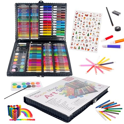 KINSPORY Art Set for Kids, 278PCS Art Kits for Kids, Deluxe Painting ...