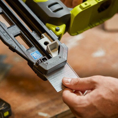 Ryobi finish nailer 16 gauge store