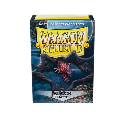 Dragon Shield 11002 Matte Standard Size Sleeves 100pk-Black on OnBuy