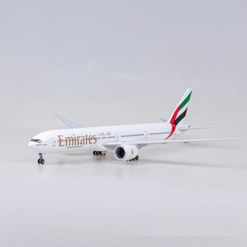 (B777Without Light) 45CM 1/160 Scale Diecast Model A380/B777 Emirates ...
