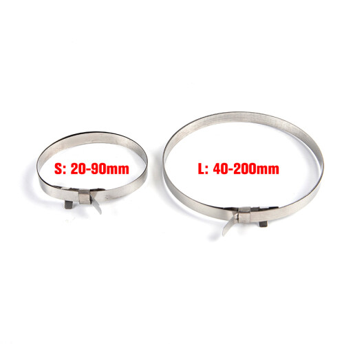 4pcs Axle CV Joint Boot Clips Kit Stainless Steel Cable Tie Driveshaft ...