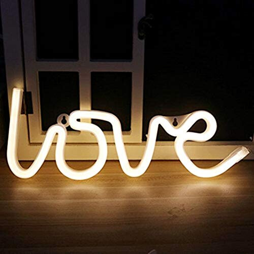 Nordstylee Led Neon Love Light Signs, Love Night Lights Decor Lights ...