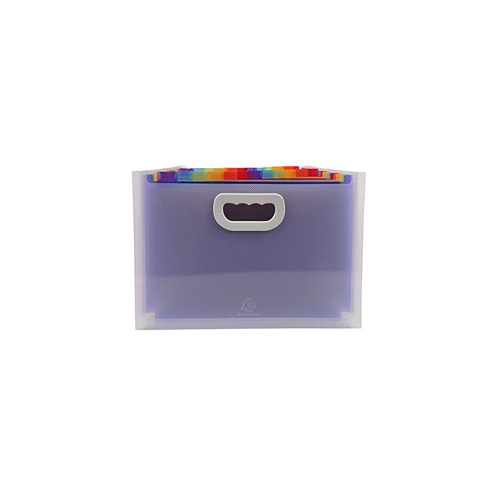 Exacompta - Ref 55198E - Crystal Multipart Expanding Case - 330 x 235 x ...