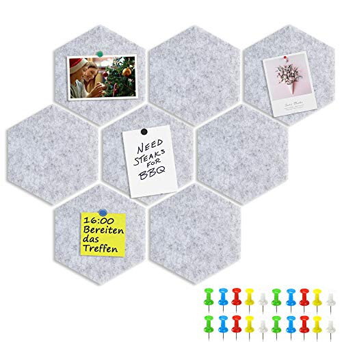 Yoillione Felt Pin Board for Bedrooms Offices Home, Bulletin Boards ...