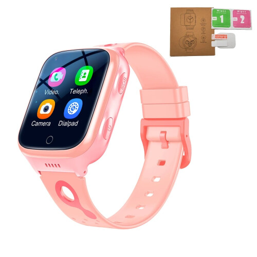 (pink, Asia version) K9 4G Kids Watch Video Call Phone Watch with 1000Mah Battery GPS Wifi on OnBuy