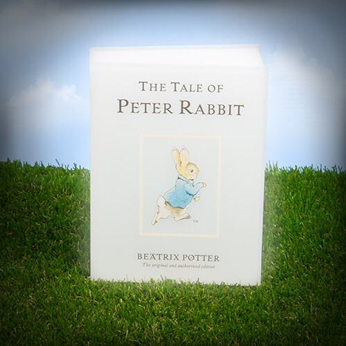 Peter Rabbit Illuminated Book Shaped Light. Mood Lamp Night Light. on OnBuy