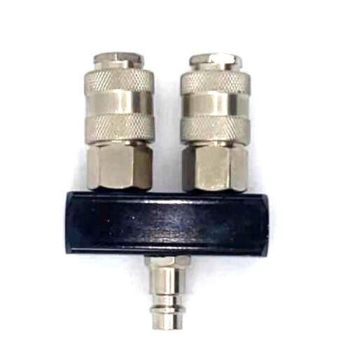 2 WAY Pneumatic Quick Connector European Style Manifold Quick Couplers ...