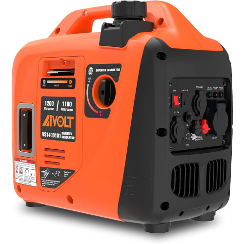 (1200W) 1200W Petrol Inverter Generator 4 Stroke Portable Silent ...