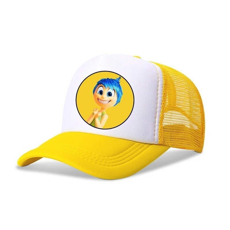 (7, Adult 56CM-62.5CM) Anime Inside Out Baseball Cap Cartoon Print Joy ...