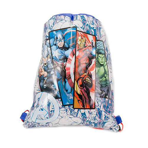 Marvel Avengers Children's Pull String School Gym Shoe Swim P.E. Bag on ...