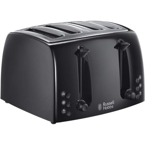 Textures 4 Slice Toaster (6 Browning levels,cancel & reheat function ...