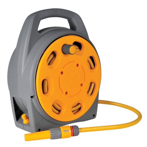 HOZELOCK - Portable Compact Hose Reel 20 m : 20m Streamlined Hose Reel ...
