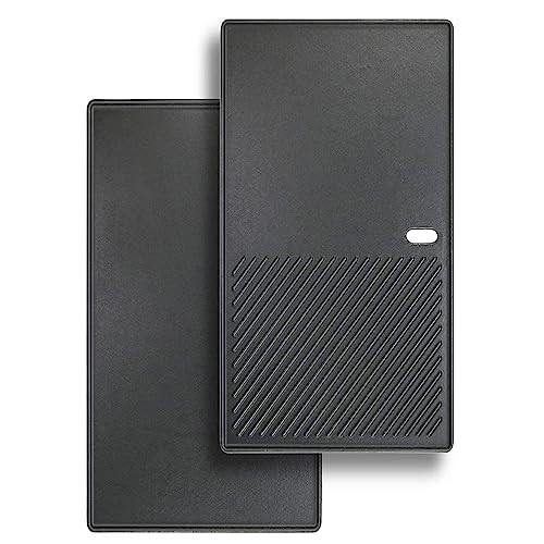 GFTIME 13191 43.4 x 23.6cm Cast Iron Griddle Plate for Landmann Triton ...