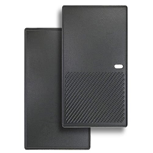 GFTIME 13191 43.4 x 23.6cm Cast Iron Griddle Plate for Landmann Triton ...