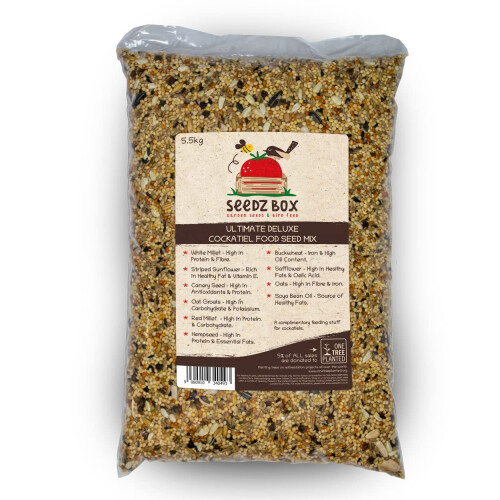 Cockatiel Food 5.5kg - Seed Feed Mix For Cockatiels Weiro Bird Quarrion ...