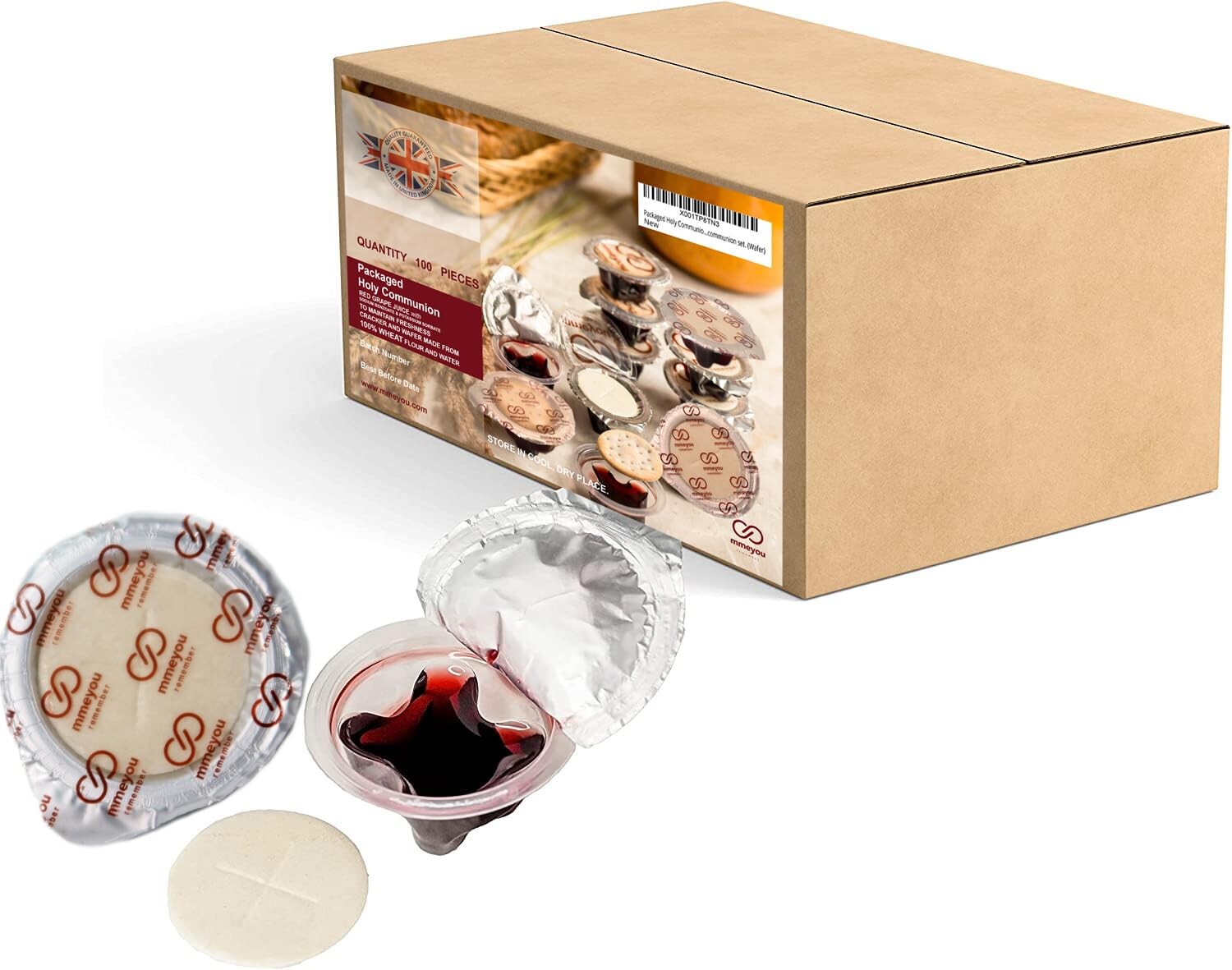 Mmeyou Packaged Holy Communion Wafers Prefilled Communion Wine Mmeyou ...