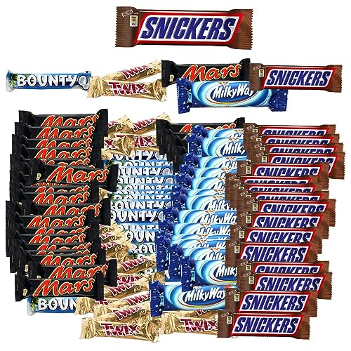Bounty Snickers Mars Milky Way Twix |christmas Chocolate Mega Gift ...