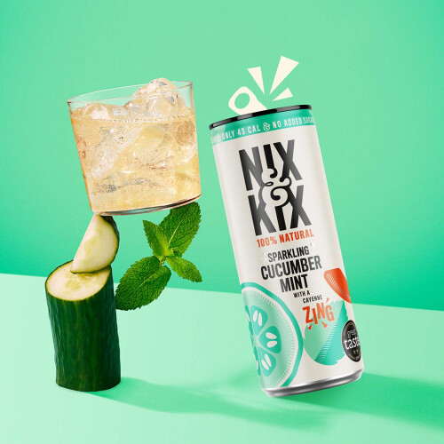 Nix & Kix | 24 Can Mixed Pack | Natural Flavoured Sparkling Water ...