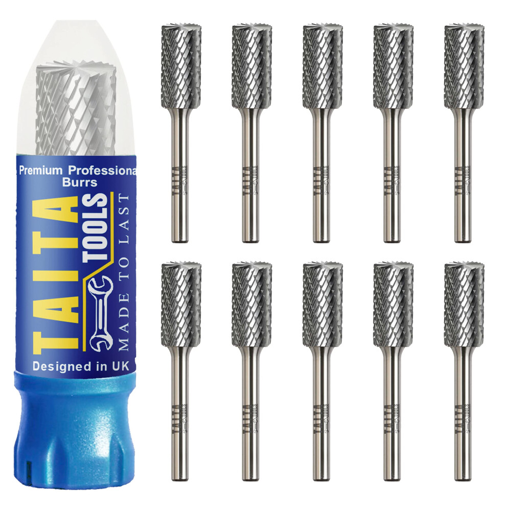 Carbide Burr 1 4 Shank SB 5 Tungsten Double Cut Rotary Die Grinder Bits Cutting Burrs for Milwaukee Dewalt and Makita Die Grinder Accessories on OnBuy