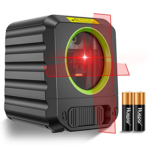 Laser Level, Huepar Self-Leveling Laser Level with Red Beam Cross Line ...