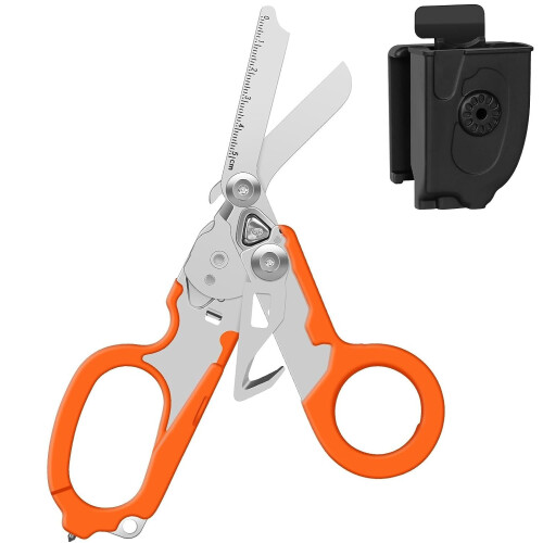 Raptor First Aid Shears All-in-One Tactical Scissors, Pocket Scissors ...