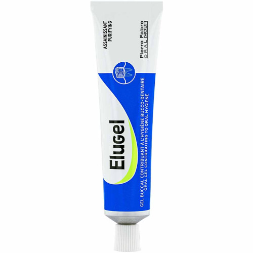 Elgydium Elugel Antiseptic Oral Gel, Sensitive Gum Treatment, Gentle ...