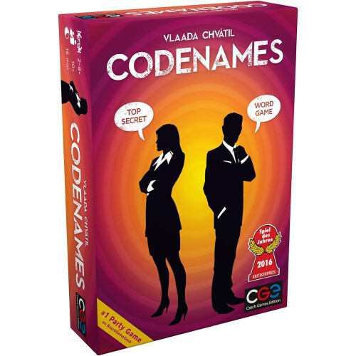 Codenames Board Game - Team-Based Word Guessing Party Game for 2-8 ...