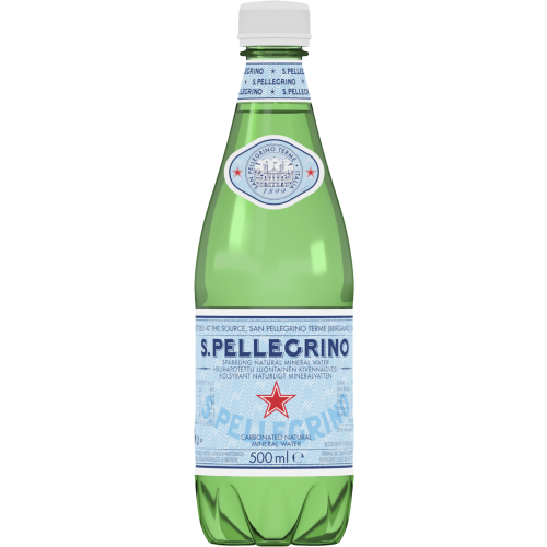 SAN PELLEGRINO Sparkling Natural Mineral Water - PET 500ml (Pack of 12) on OnBuy