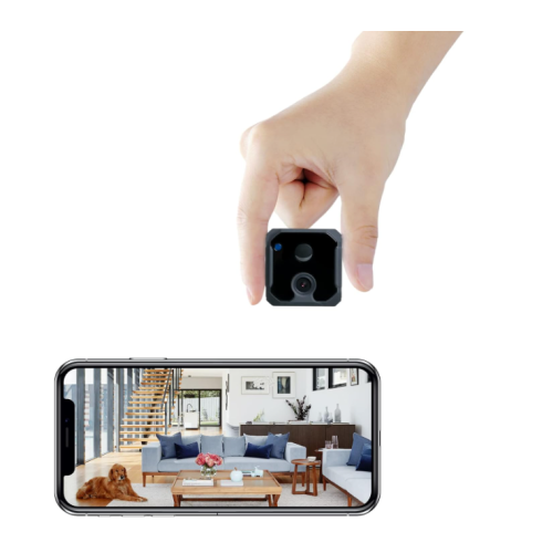 Chronus Mini Spy Camera Wireless Hidden 150 Days Standby 4K Small WiFi PIR Camera for Home ...