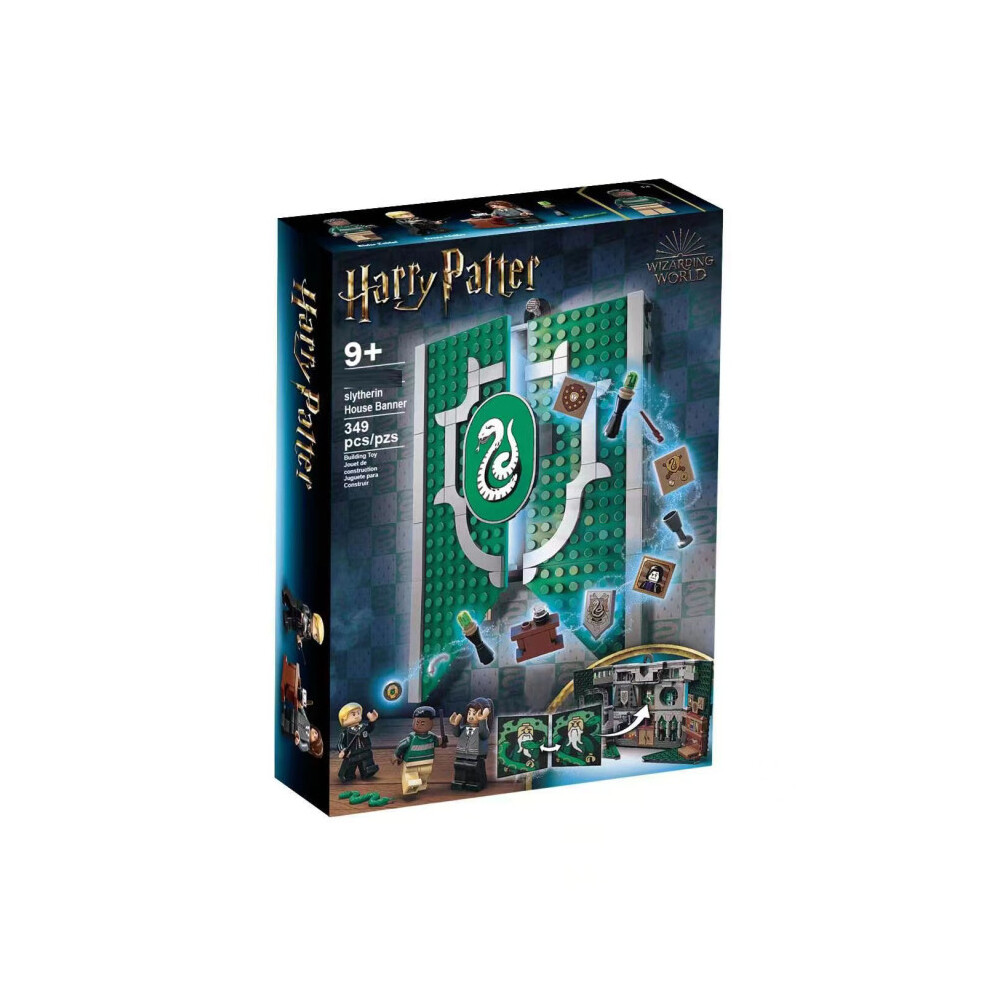 (Slytherin House Banner Set) Harry Potter House Banner Set Hogwarts ...