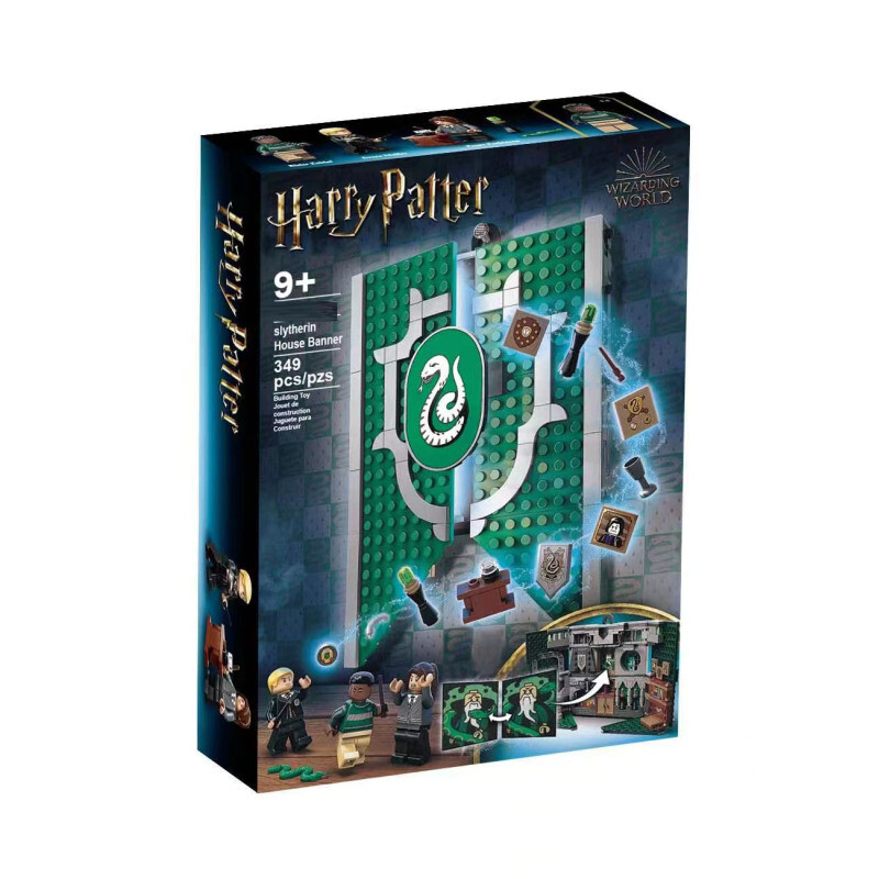 (Slytherin House Banner Set) Harry Potter House Banner Set Hogwarts ...