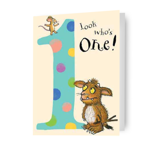 The Gruffalo Age 1 Birthday card on OnBuy
