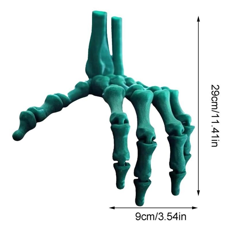 (Blue) 3D Articulated Fingers Extensions Gear Finger Witch Finger ...