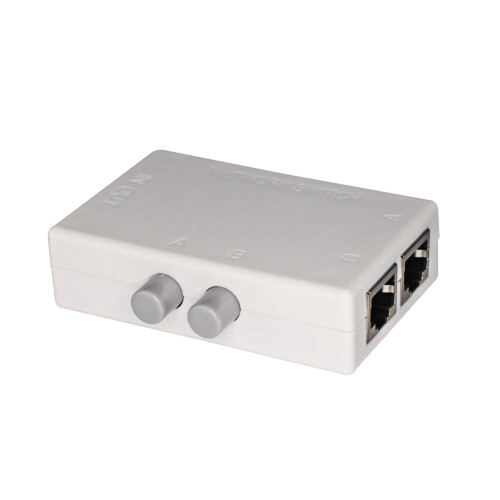 RJ45 Splitter Selector Switch, 2 Ports Network Switch Splitter Selector ...