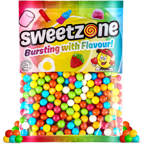 Bubblegum Balls Sweet Bags 1kg, Halal Sweets, Bubble Gum, Bubble Gum ...